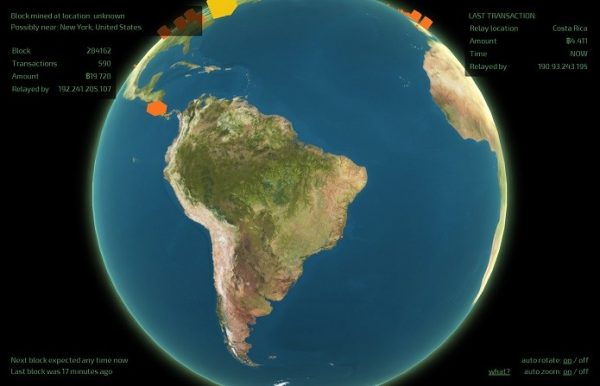 Realtime Bitcoin Globe Cmd Amsterdam Cmd Amsterdam