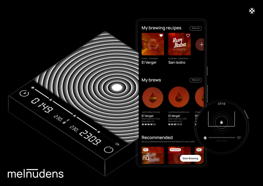 Melnūdens Cupful Smart Scale - CMD AMSTERDAM CMD AMSTERDAM